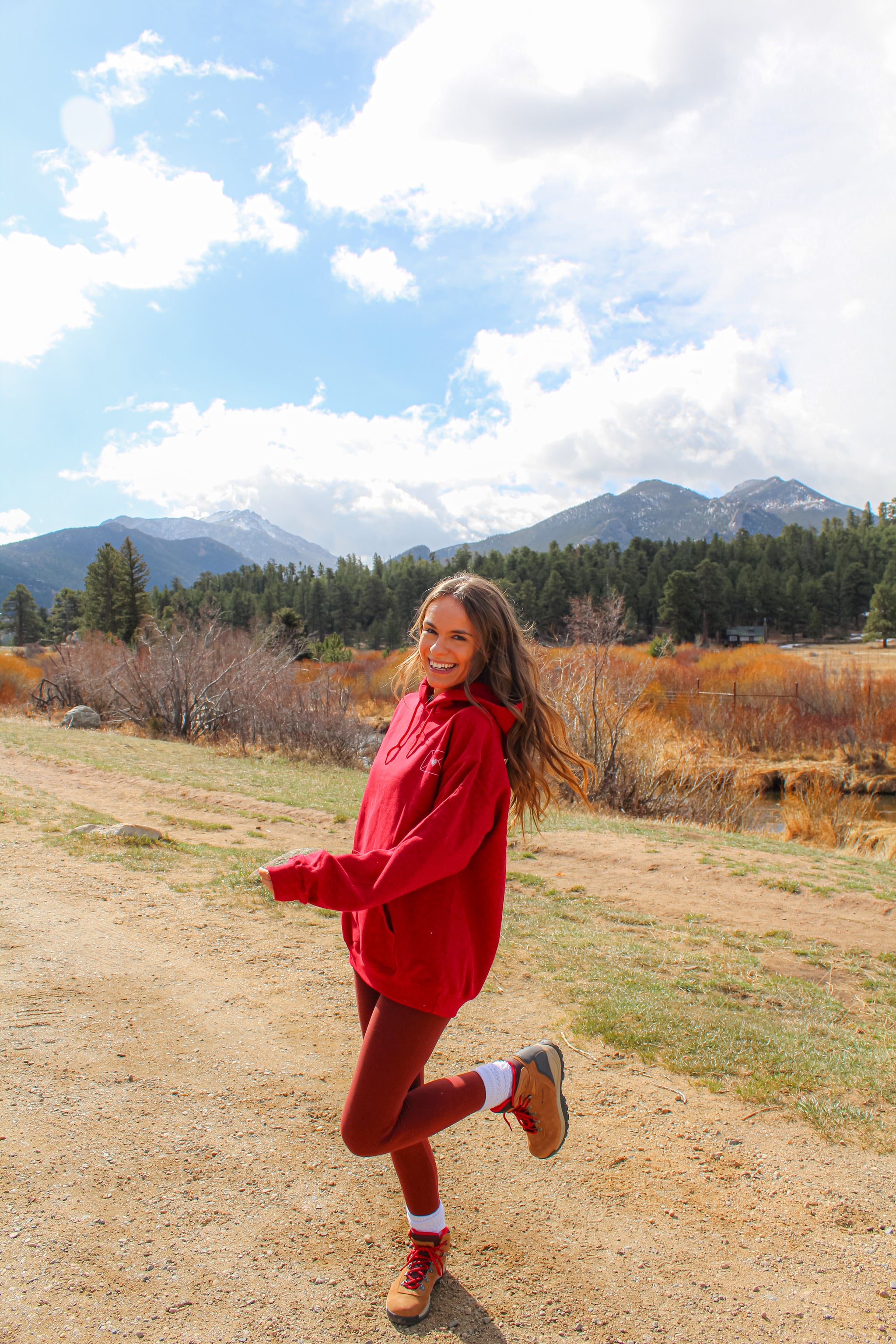 Tell Your People You Love Them Hoodie Red – rainecompany