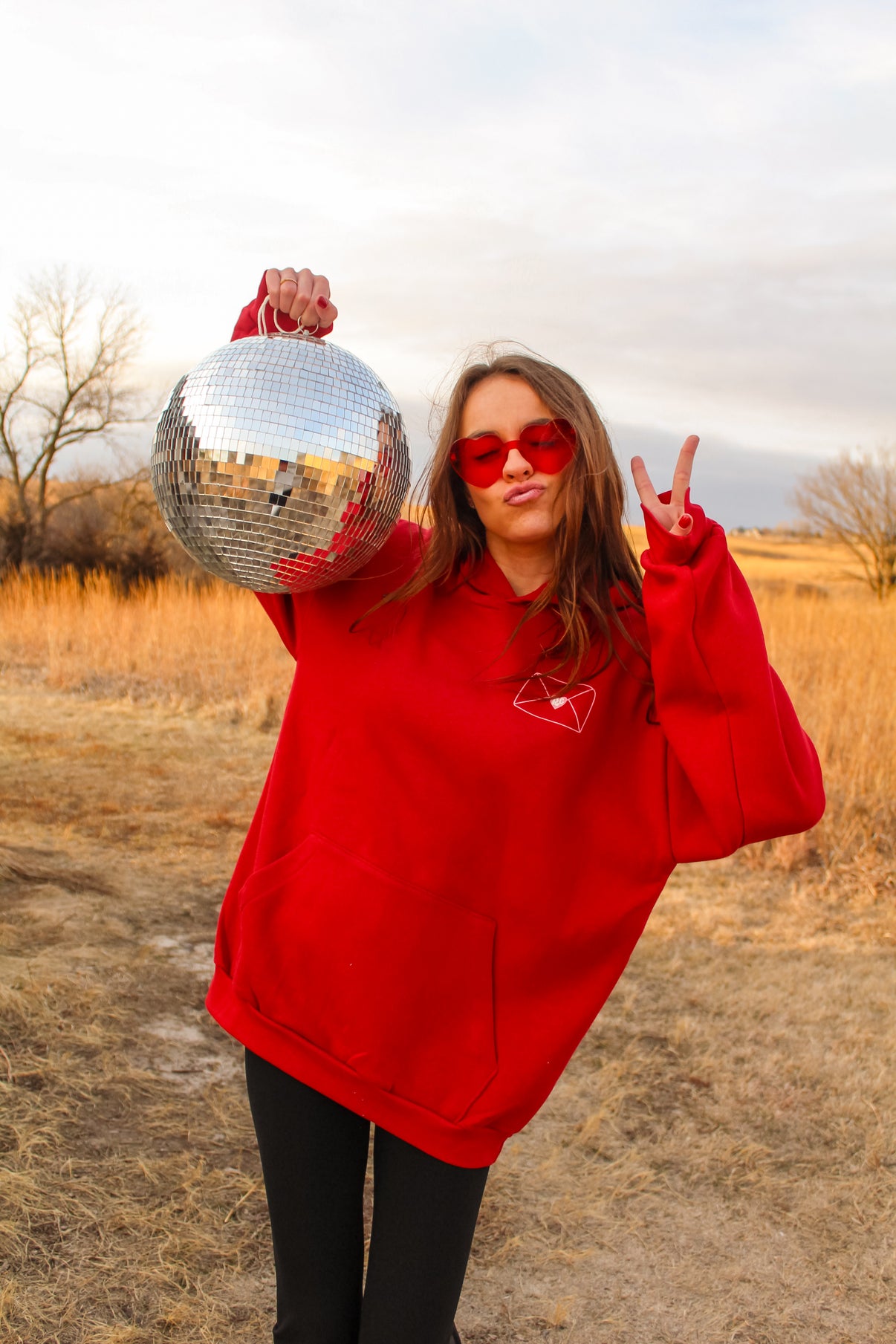 Tell Your People You Love Them Hoodie Red – rainecompany