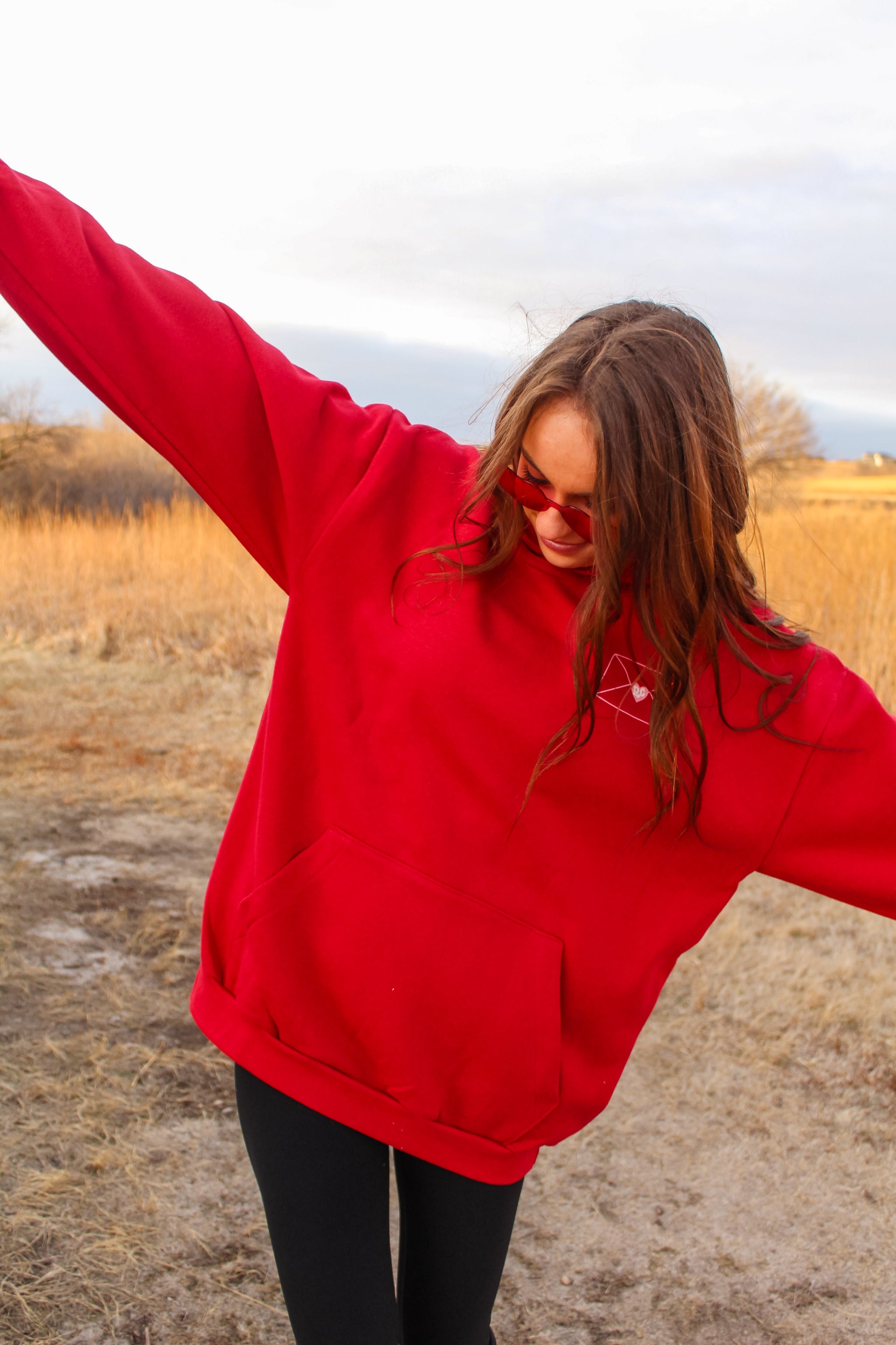 Tell Your People You Love Them Hoodie Red – rainecompany