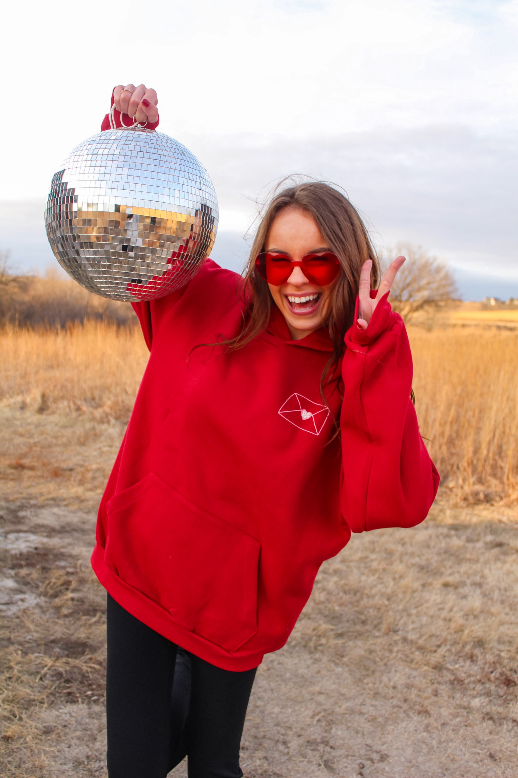 Tell Your People You Love Them Hoodie Red – rainecompany