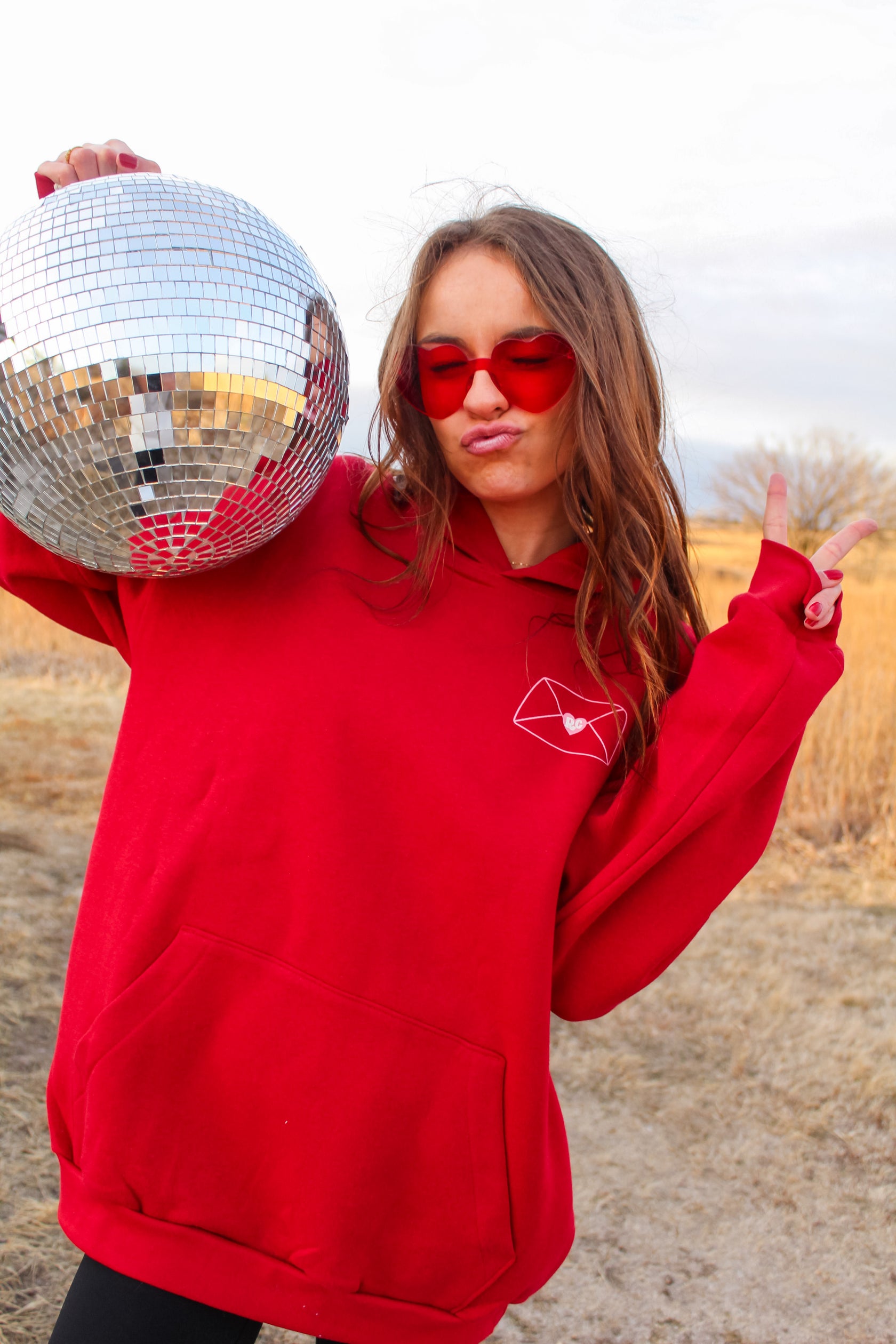 Tell Your People You Love Them Hoodie Red – rainecompany